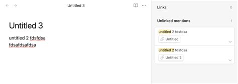Link Button Disappeared In Outgoing Unlinked Mentions Bug Graveyard Obsidian Forum