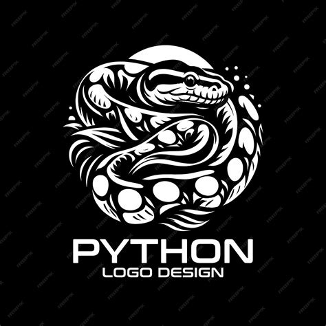 Premium Vector Python Vector Logo Design