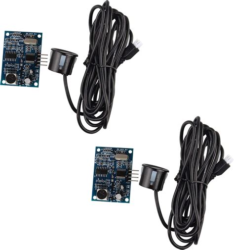 Haljia 2pcs Measuring Transducer Sensor Ultrasonic Distance Sensor Module Jsn Sr04t Dc 5v