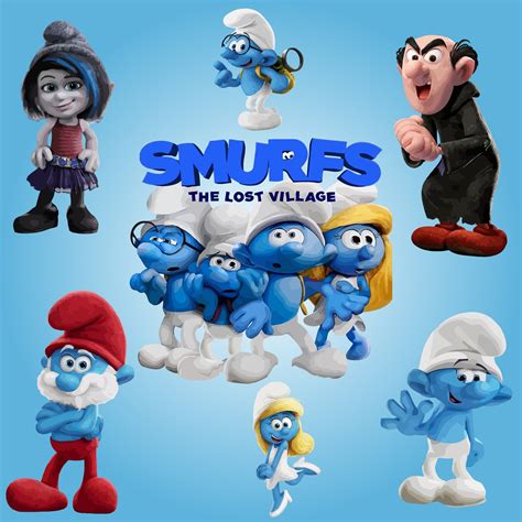 Digital And Printable The Smurfs Svg Bundle The Smurfs Svg Files For