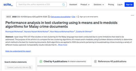 Performance Analysis In Text Clustering Using K Means And K Medoids