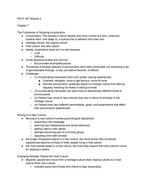 PSYC 307 Module 3 Lecture Notes 3 PSYC 307 Module 3 Chapter 7 The Complexity Of Studying