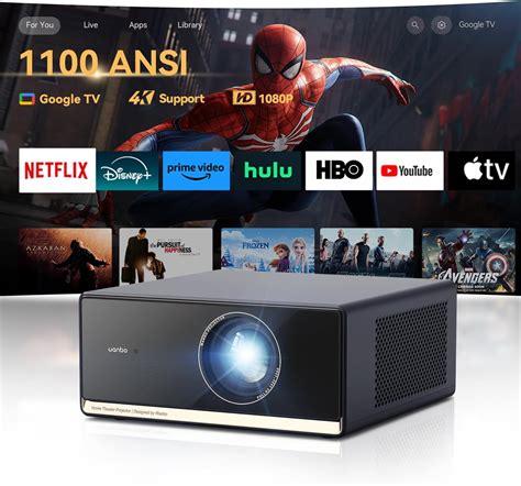 4k Projector With Wifi And Bluetooth Xidu 1200 Ansi Native 1080p Outdoor Movie