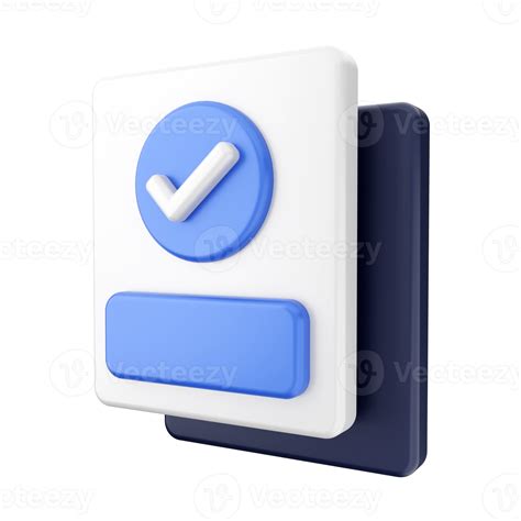 3d Verification Check Validate 22359745 Png
