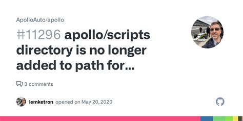 Apolloscripts Directory Is No Longer Added To Path For Userid 1000