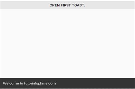 Angular Material Toast Example Mdtoast Tutorialsplane