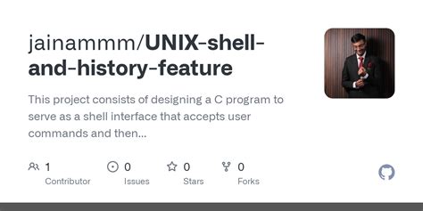 GitHub Jainammm UNIX Shell And History Feature This Project Consists