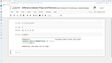 Difference Between Pop And Remove Youtube
