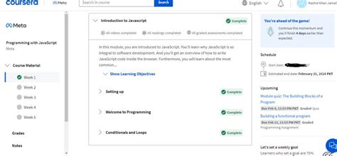 rashid khan jamali on linkedin javascript learningjourney coursera programming codenewbie