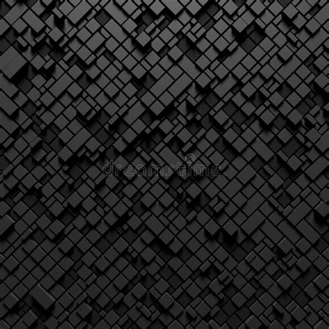 Teh Dark Cube Pattern Background Stock Illustration Illustration Of Abstract Graphic