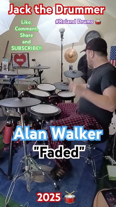 Alan Walker Faded Drum Improvisation Jackthedrummer Rolandvdrums