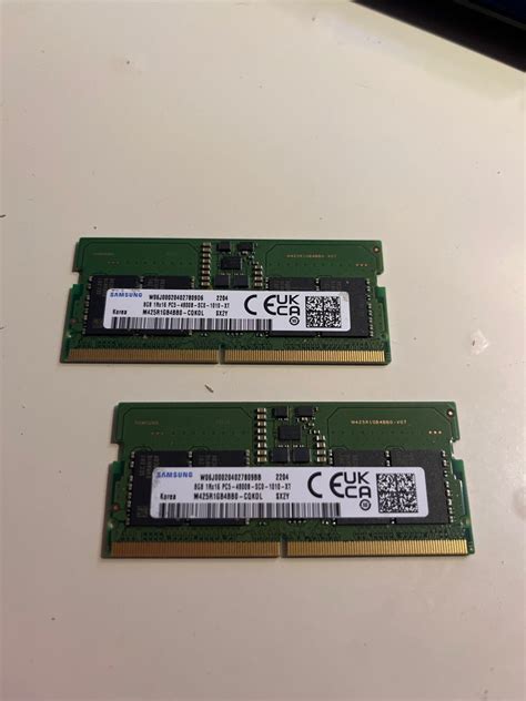 Samsung Ddr5 4800 8gb Ram 電腦＆科技 手提電腦 Carousell