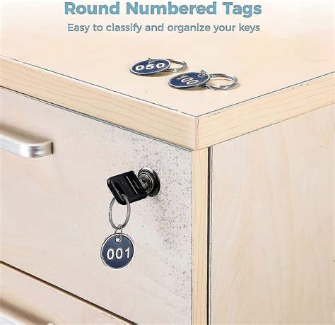Anjetan Numbered Tags 100 Pcs Number 001 100 Stamping Number Tags