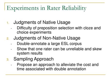 Ppt Native Judgments Of Non Native Usage Experiments In Preposition Error Detection