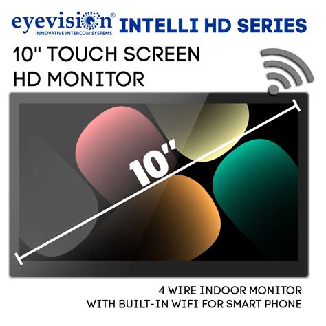 Inch Smart WiFi HD Video Intercom And Pedestrian Gate Electric Lock Access Control Bundle