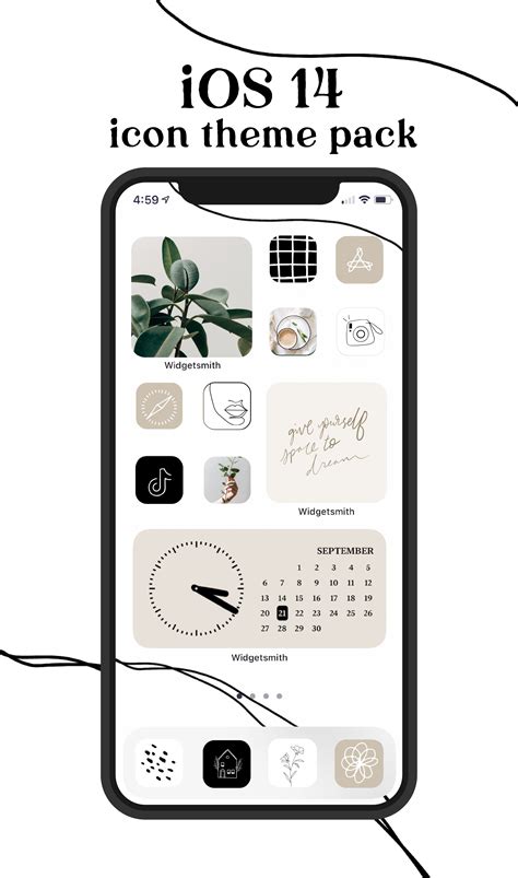 Black And White Ios 14 Theme Get 150 Free Minimal Ios 14 Icons For All Your Favourite Iphone