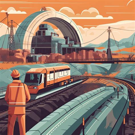 Civil Engineer Working On A Large Scale Infrastructure Project Such As A Dam Or A High Speed