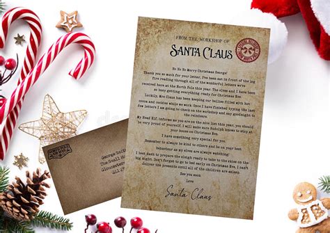 Personalised Letter From Santa Letter From Santa Claus Etsy Uk