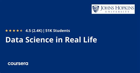 Data Science In Real Life Coursera