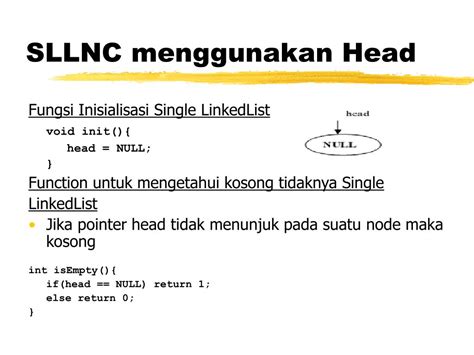 Ppt Struktur Data 6 Single Linked List Non Circular Powerpoint Presentation Id5444581
