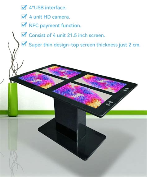 Smart Interactive Touchscreen Table
