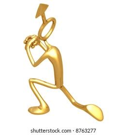 Male Sex Symbol Begging Stock Illustration