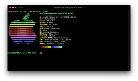 [macos] iterm2 got an update with new minimal theme r commandline