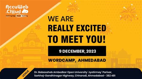 Geared Up For Wordcamp Ahmedabad 2023 With Accuwebcloud Accuwebcloud