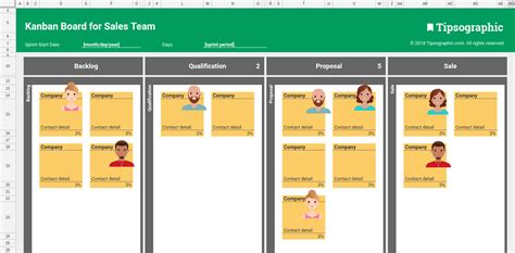 Kanban Excel Spreadsheet Template Db Excel Com