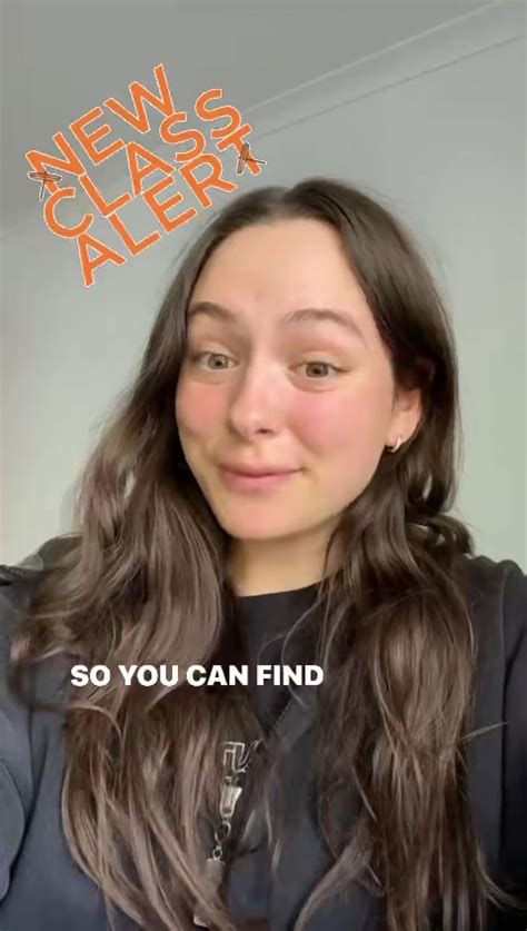 New Class And New Instructor Alert 🧡 New Class Alert Meet New Instructor Emily 🧡 She Is