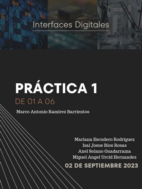 Práctica 1 Salidas Digitales En Microcontrolador Pdf