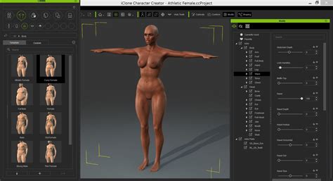 CHARACTER CREATOR SCREENSHOT OVERVIEW
