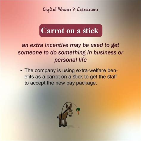 Carrot And Stick Que Significa En Ingles At Autumn Allen Blog