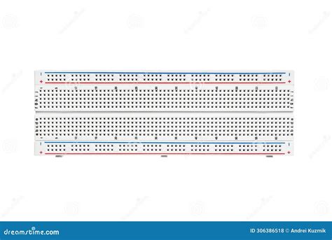 Mini Breadboard Which Is Used For Prototyping Various Electronic