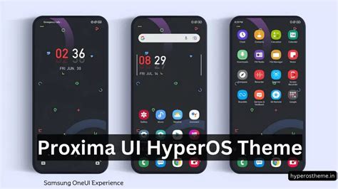 Proxima UI OneUI Theme For HyperOS For Xiaomi And Redmi Phones HyperOS Themes
