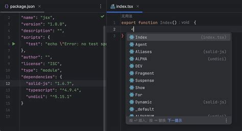 Starting From Version Webstorm Code Hints Appear Abnormal Issue Solidjs Solid