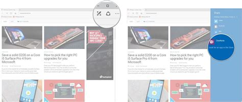How To Share Web Content Using Edge For Windows 10 Windows Central