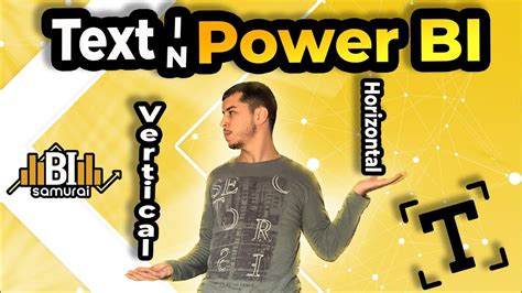 Vertical Text In Power Bi 🔼🔽 Youtube