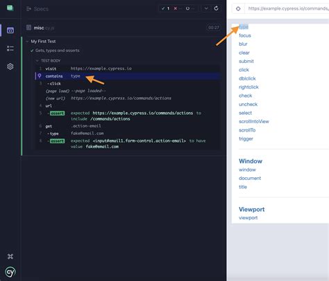 open mode cypress documentation
