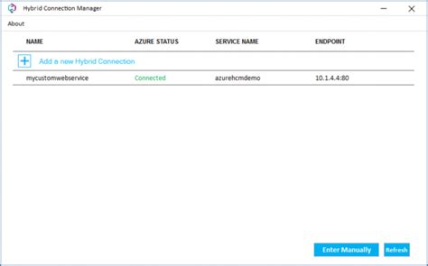 Tutorial Using Azure Hybrid Connection Manager To Reach Resources On