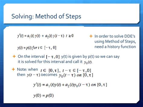 Ppt Delay Differential Equations And Their Applications In Biology Powerpoint Presentation