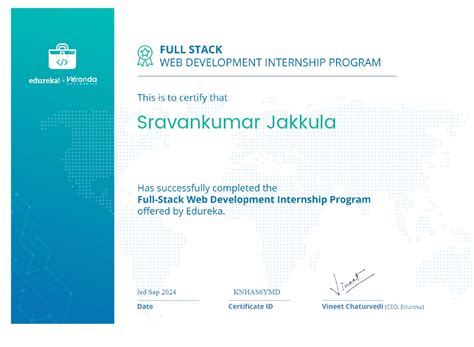 Fullstackdevelopment Webdevelopment Edureka Coding Programming Tech Sravan Kumar Jakkula