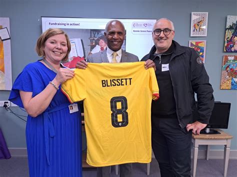 Our Patron Luther Blissett Obe Dl Kindly Donated A Signed Watford Fc