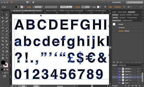 Create Fonts In Illustrator CC With Fontself CreativePro Network