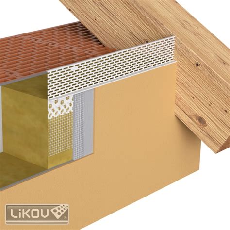 lx db 06 2500 vertex lišta ukončovací odvětrávací 2 5m