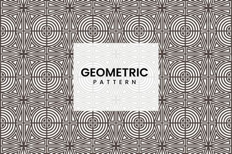 Premium Vector Stylish Geometric Seamless Pattern Background