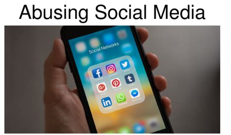 abusing social media