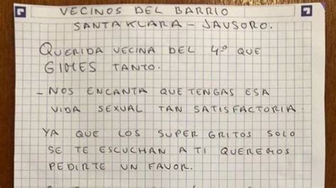 Se Queja De La Satisfactoria Vida Sexual De Una Vecina En Un Cartel Y Le Pide Un Surrealista Favor