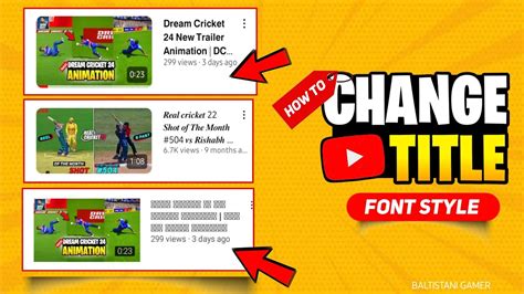 𝙃𝙤𝙬 𝙩𝙤 𝘾𝙝𝙖𝙣𝙜𝙚 𝙔𝙤𝙪𝙏𝙪𝙗𝙚 𝙏𝙞𝙩𝙡𝙚 𝙁𝙤𝙣𝙩 𝙎𝙩𝙮𝙡𝙚 𝙍𝘾22 𝙏𝙞𝙡𝙩𝙡𝙚 𝙁𝙤𝙣𝙩 𝙎𝙩𝙮𝙡𝙚 YouTube