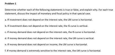 Solved Problem 1 Determine Whether Each Of The Following